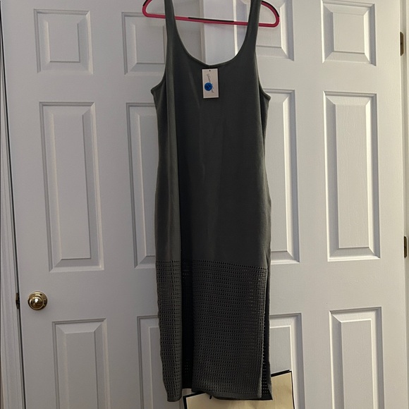 Universal Thread | Dresses | Universal Thread Charcoal Midi Dress With ...